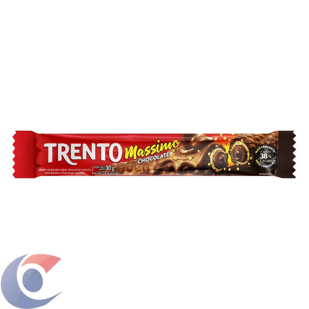 Wafer Trento Massimo Chocolate 30g Carone
